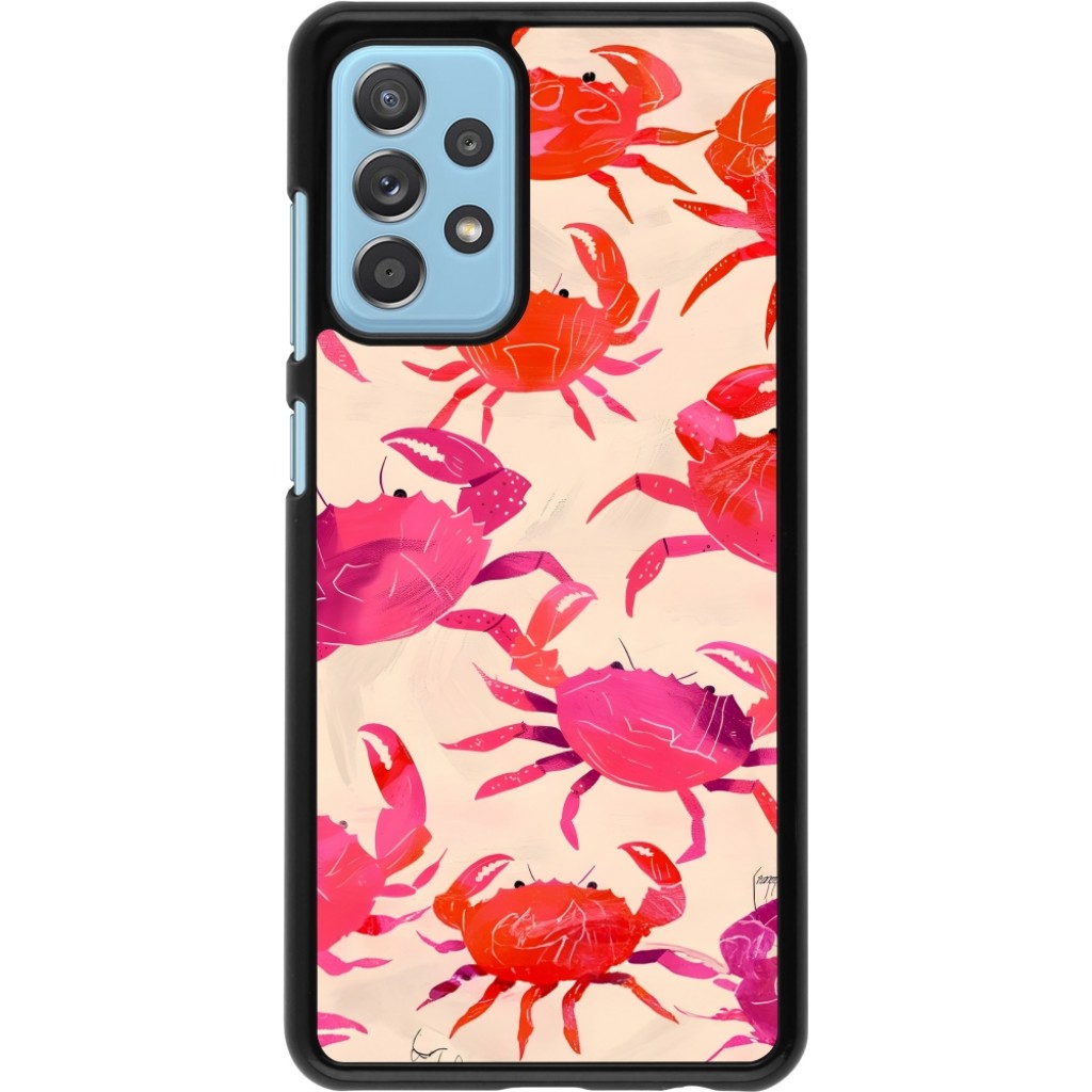 Samsung Galaxy A52 Case Hülle - Crabs Paint