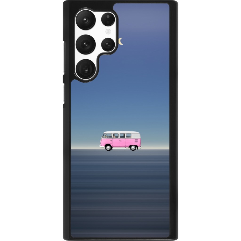 Samsung Galaxy S22 Ultra Case Hülle - Spring 23 pink bus