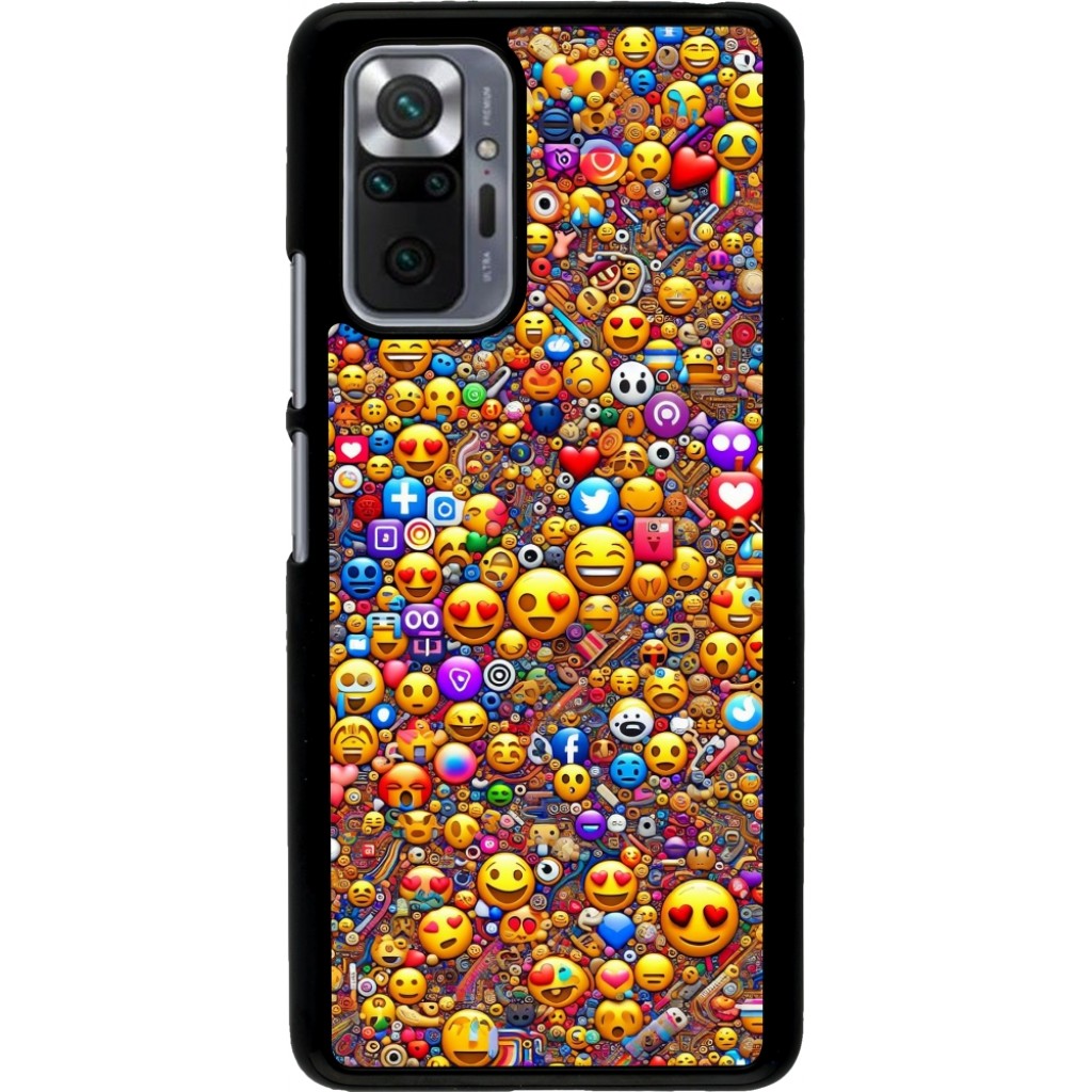 Xiaomi Redmi Note 10 Pro Case Hülle - Emoji gemischt