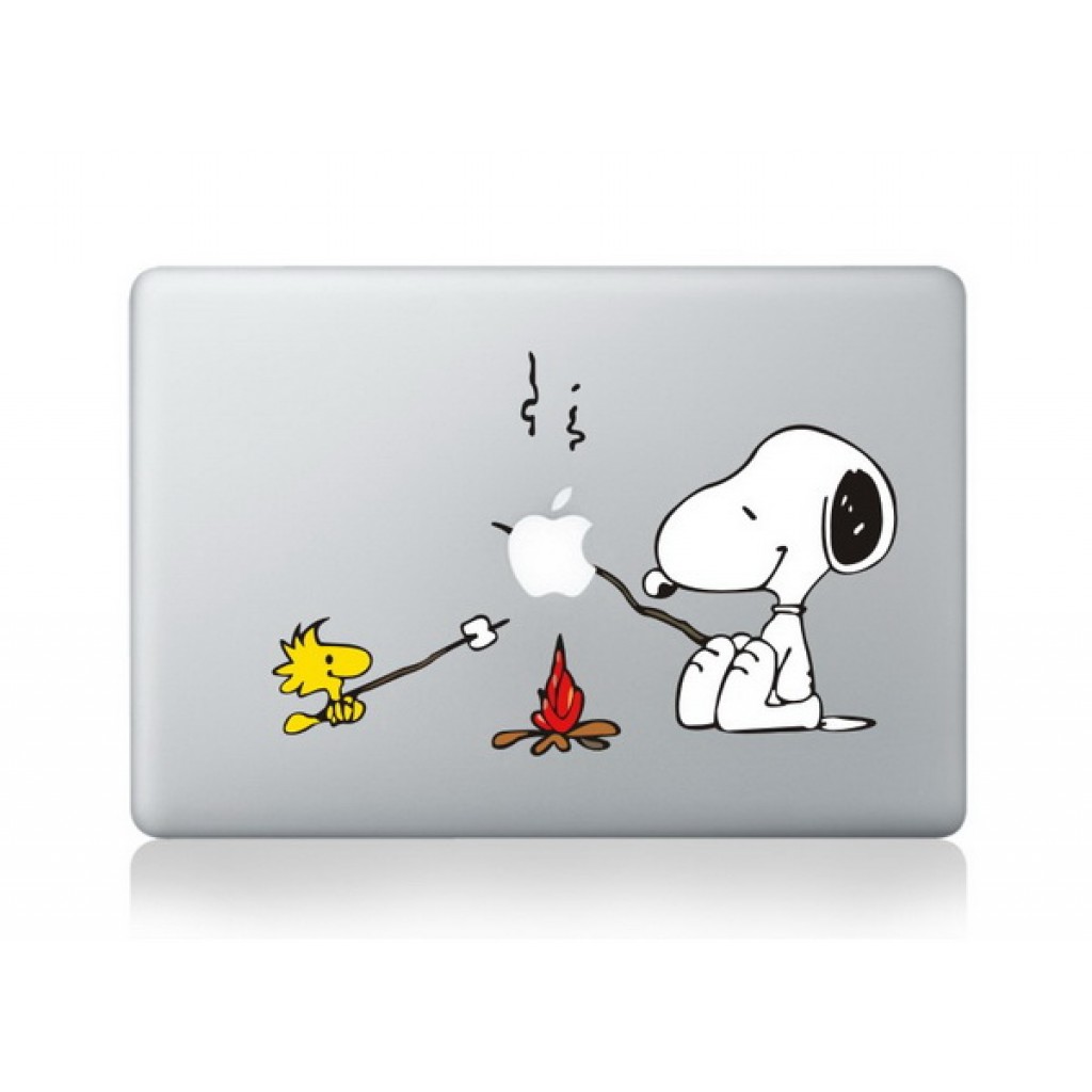 Aufkleber MacBook - Barbecue Snoopy