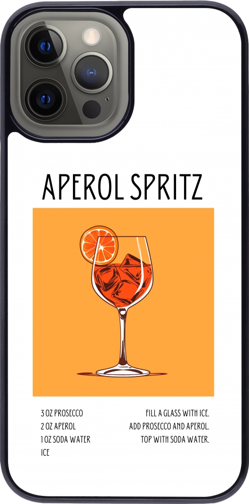 iPhone 12 Pro Max Case Hülle - Cocktail Rezept Aperol Spritz