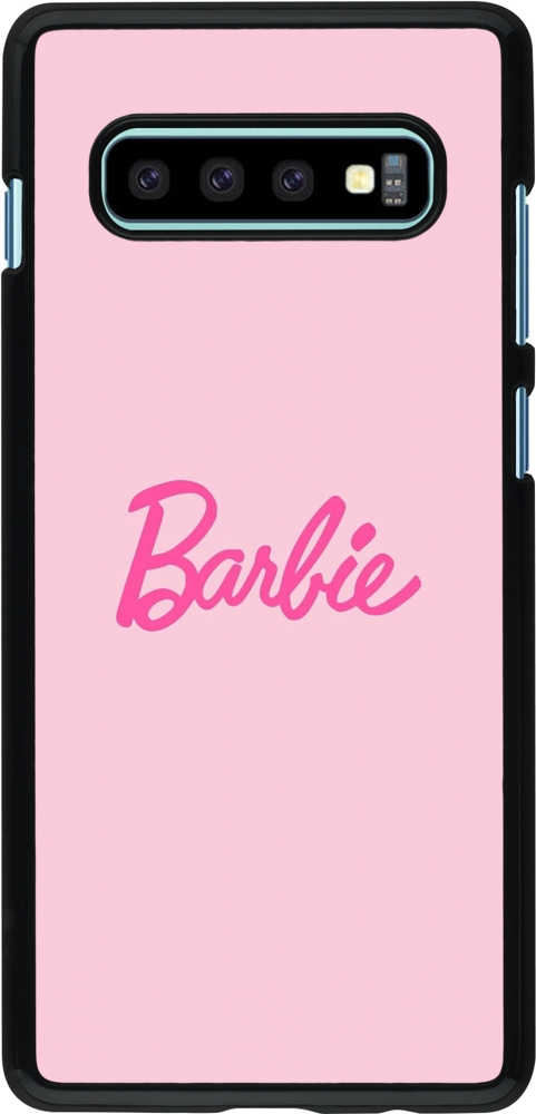 Samsung Galaxy S10+ Case Hülle - Barbie Text