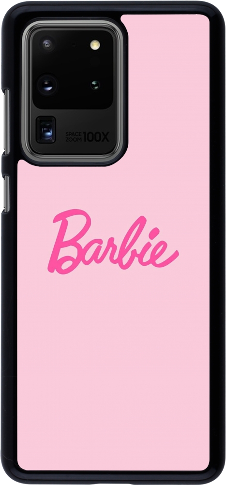 Samsung Galaxy S20 Ultra Case Hülle - Barbie Text