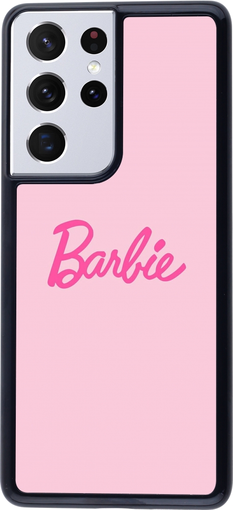 Samsung Galaxy S21 Ultra 5G Case Hülle - Barbie Text