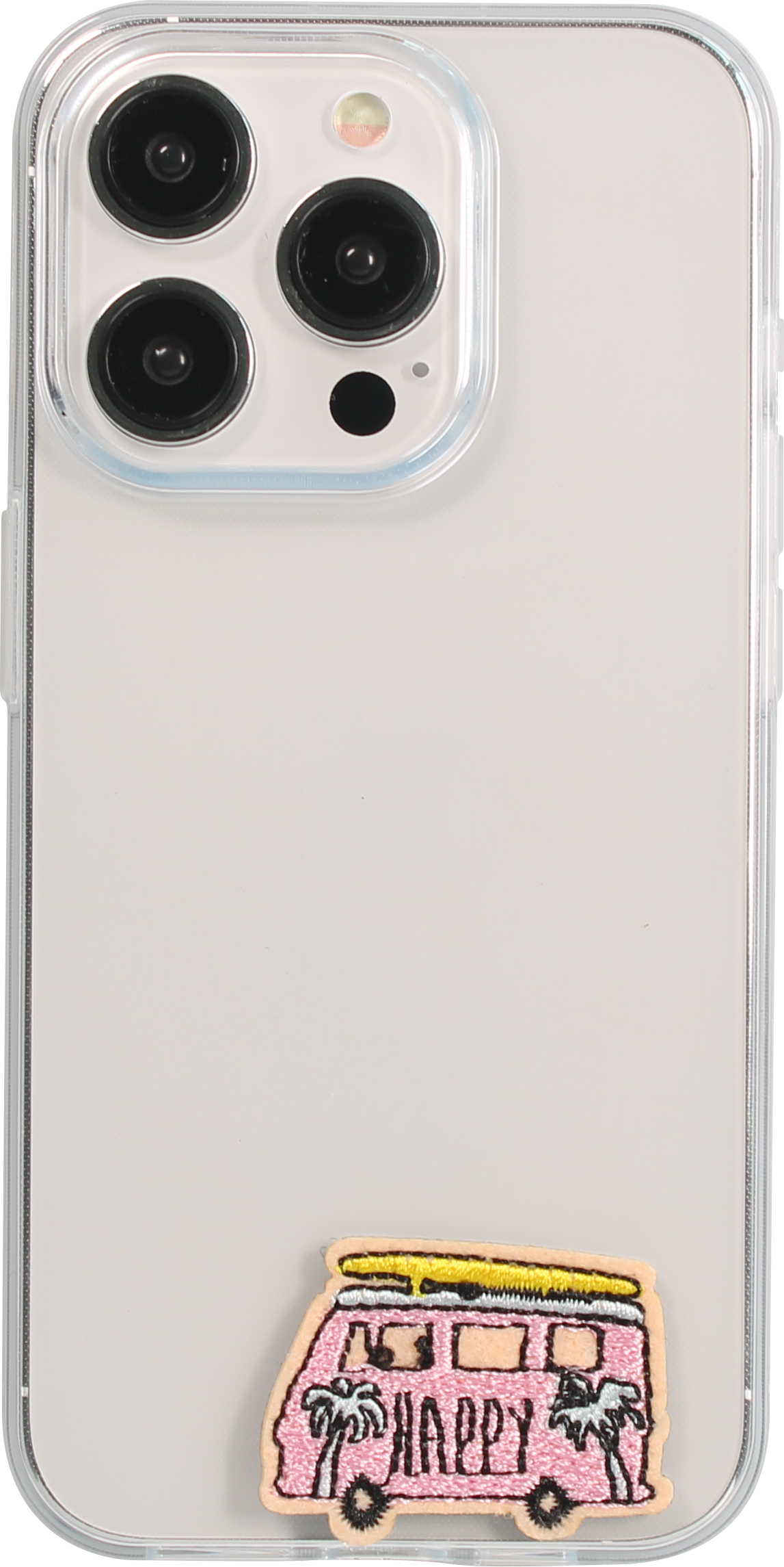 Sticker Aufkleber für Handy/Tablet/Computer 3D gestickt - Happy Beach Van