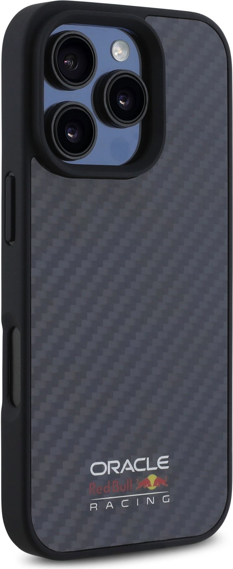 iPhone 16 Pro Max Case Hülle - Red Bull Racing Simple Carbon mit Logo ...
