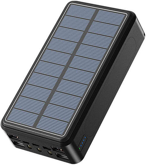 Solar Power Bank Qi Ultra Capacity 80000 mAh wireless externe Batterie ...